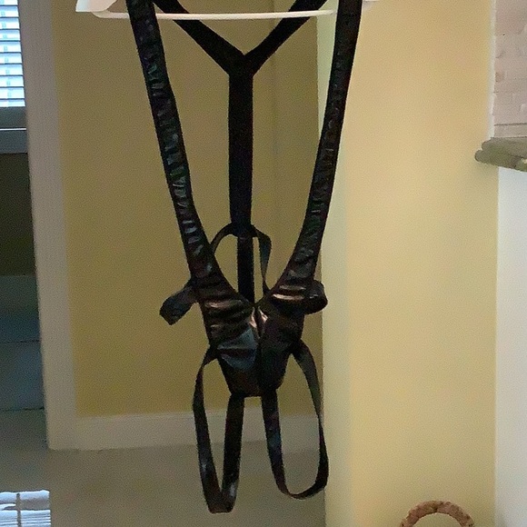 Underwear & Socks | Faux Leather Singlet Body Jock | Poshmark